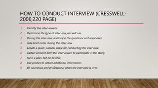 Interview method | PPTX