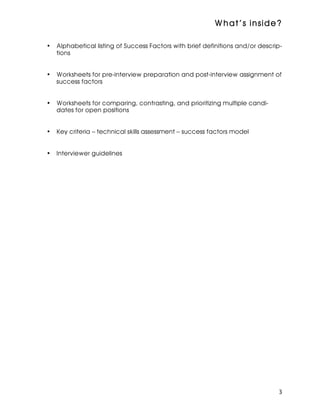 Interviewer Handbook | PDF