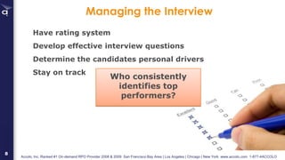 Interviewer training stanford - conducting the perfect interview 1-18 ...