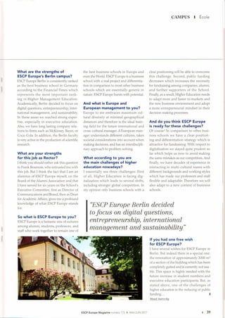 Interview Andreas Kaplan ESCP Europe Alumni Magazine | PDF