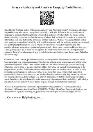 Interview Essay Apa Style | PDF