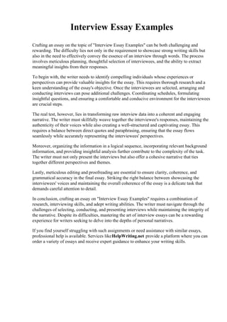 Interview Essay Examples.pdf