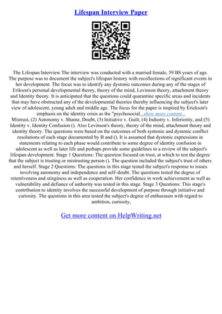 Interview Essay Outline | PDF