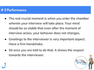 Interview etiquette | PDF