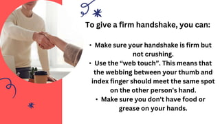 Interview Etiquette and Body Language. ppt | PPTX