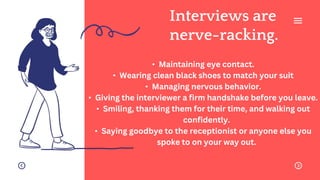 Interview Etiquette and Body Language. ppt | PPTX