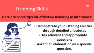 Interview Etiquette and Body Language. ppt | PPTX