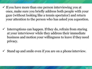 Interview Etiquettes .pptx