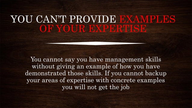 WHY YOU FAILED INTERVIEWS | PPT