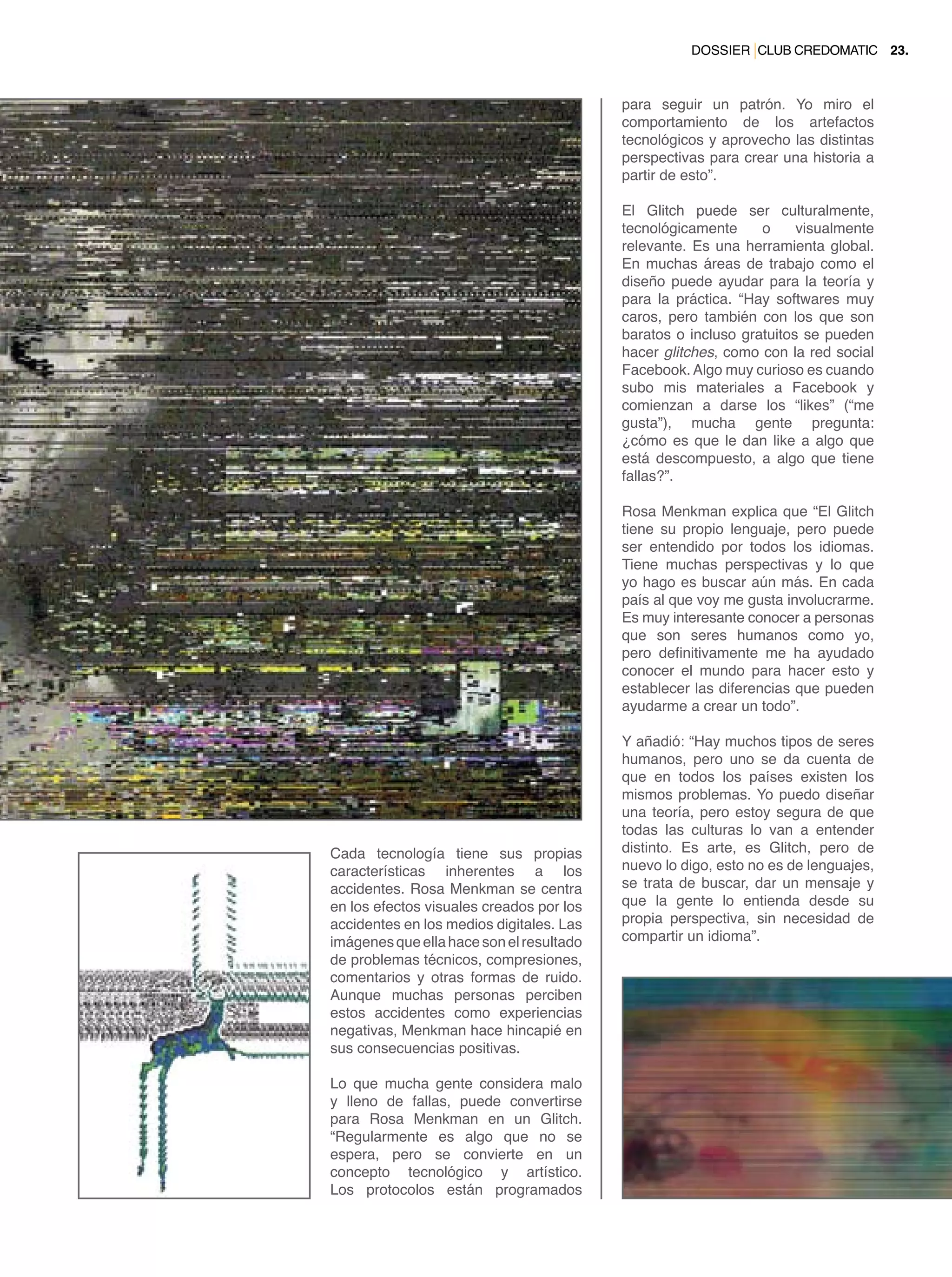 Interview for mexican creditcard magazin 'club credomatic' | PDF