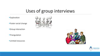 Interview for qualitative research fg ds, kii and idis | PPTX