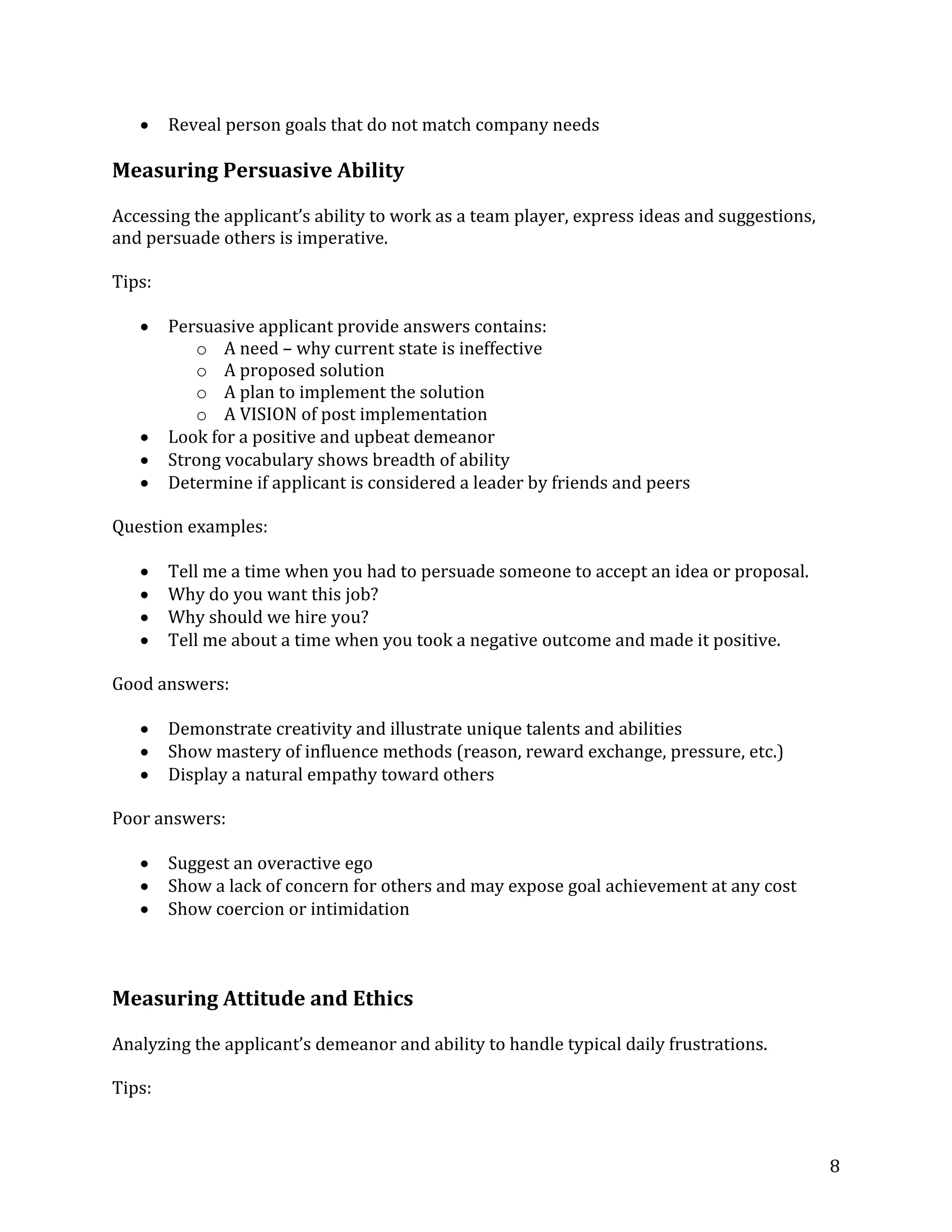 Small Business Owners Guide to Interviewing | DOCX