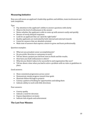 Small Business Owners Guide to Interviewing | DOCX | Resume Writing and ...