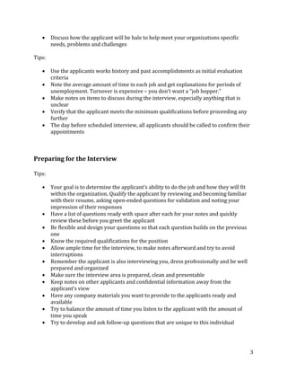 Small Business Owners Guide to Interviewing | DOCX | Resume Writing and ...