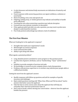 Small Business Owners Guide to Interviewing | DOCX | Resume Writing and ...