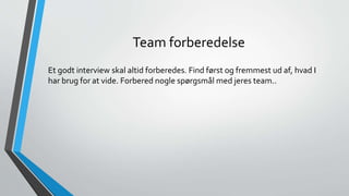 Interviewguide | PPT