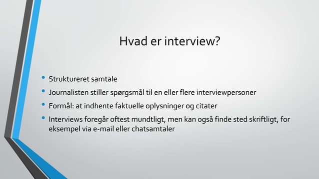 Interviewguide | PPT
