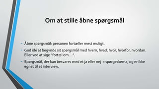 Interviewguide | PPT