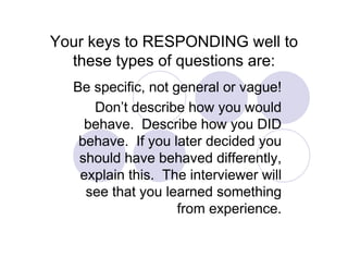 Interview Handling Tips | PPT