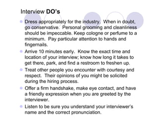 Interview Handling Tips | PPT