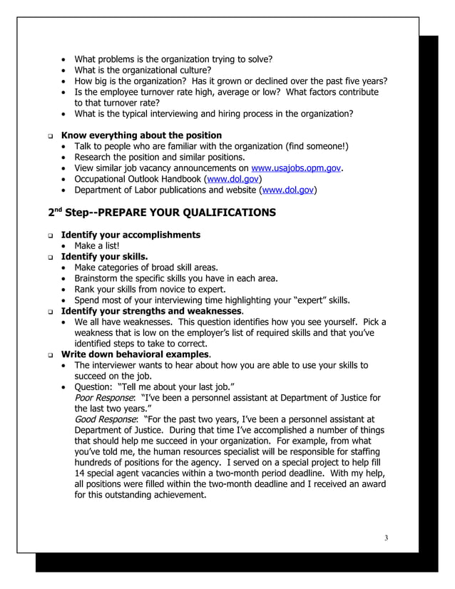 Interview Handout | DOC