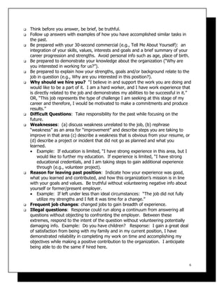 Interview Handout | DOC