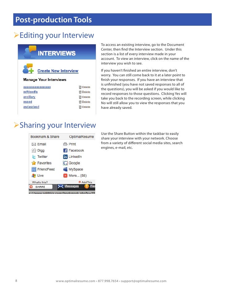 Optimal Interview Help