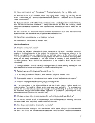 Interview how to_face_it | PDF