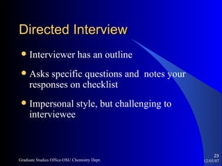 Interviewing | PPT