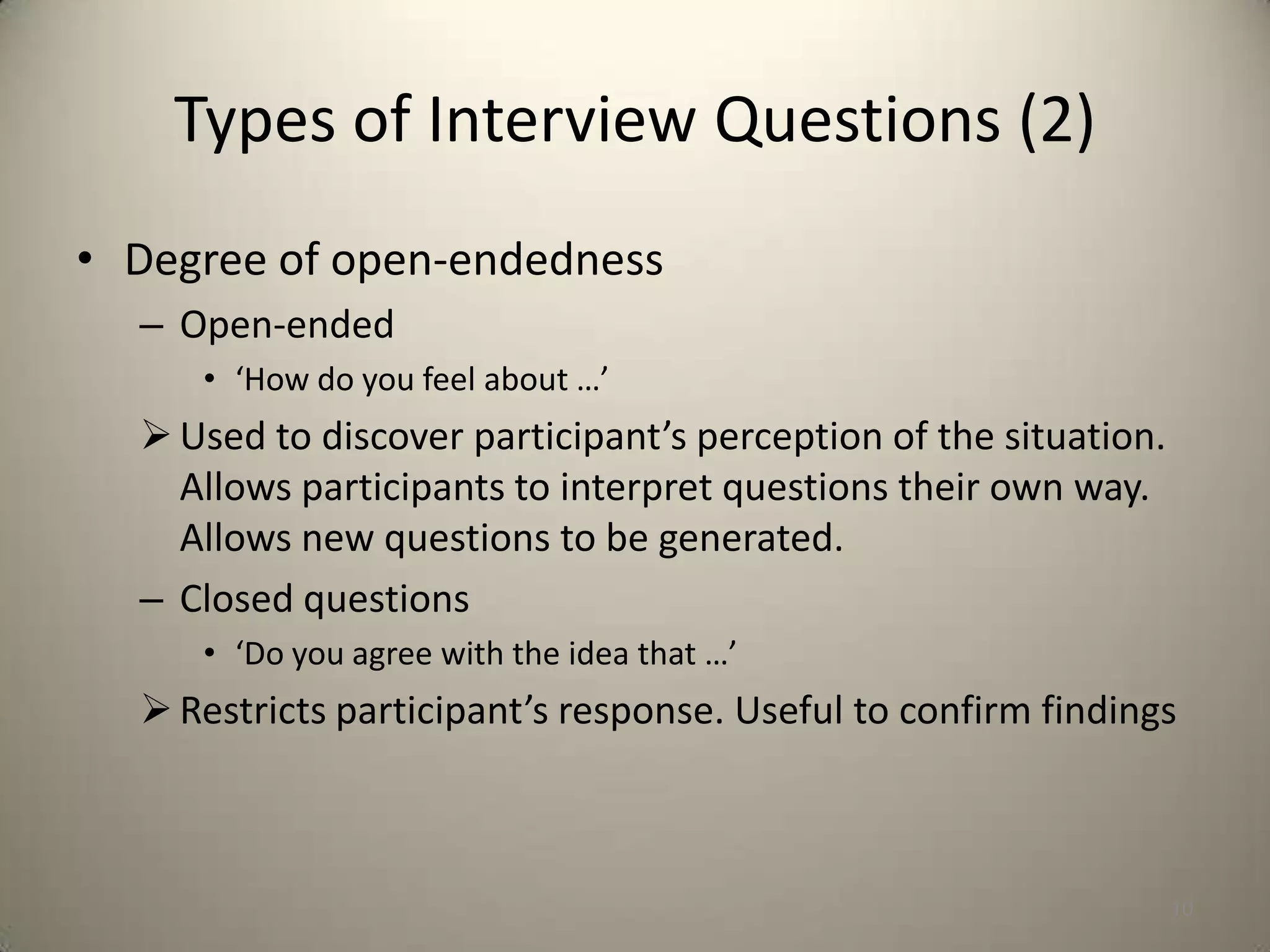 Interviewing | PPT