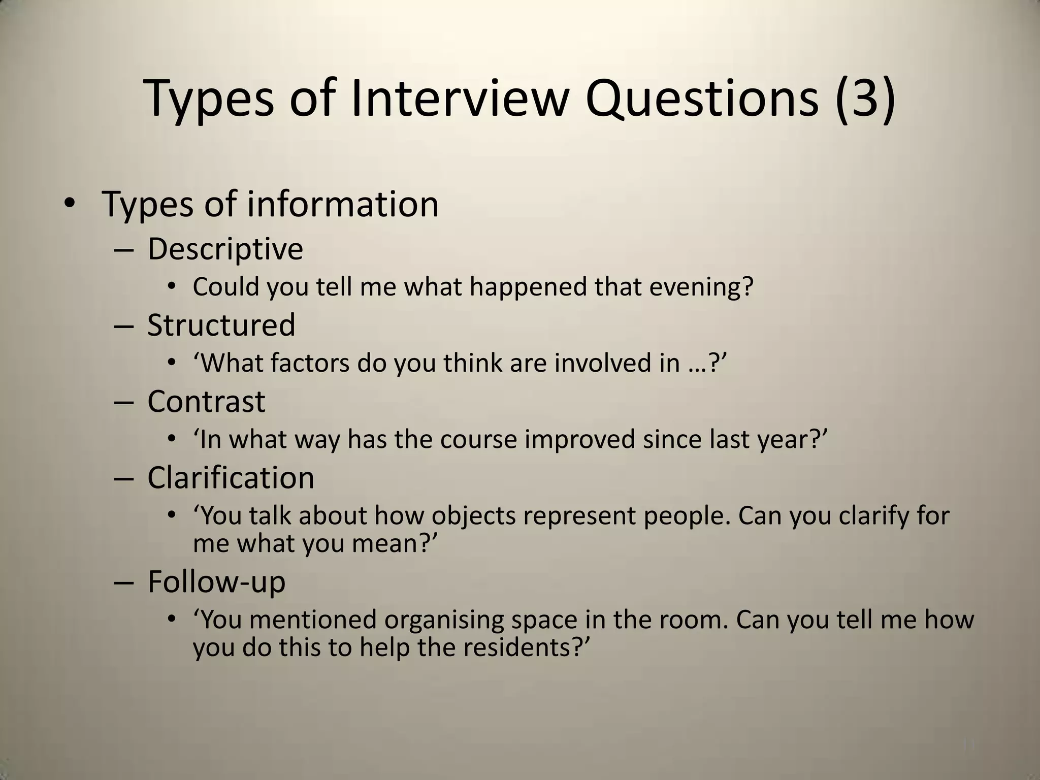Interviewing | PPT