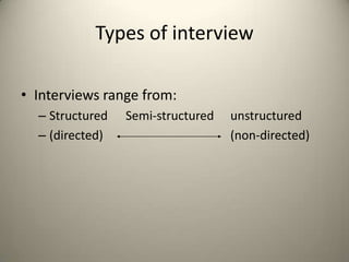 Interviewing | PPT