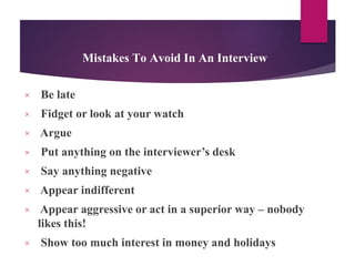 Interviewing Skills & Strategies | PDF