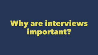 Interviewing Techniques | PPT