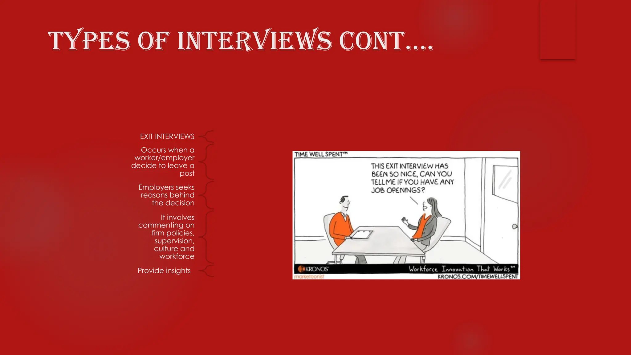 INTERVIEWING.pptx performance, exit, information gaining, persuasive, | PPT