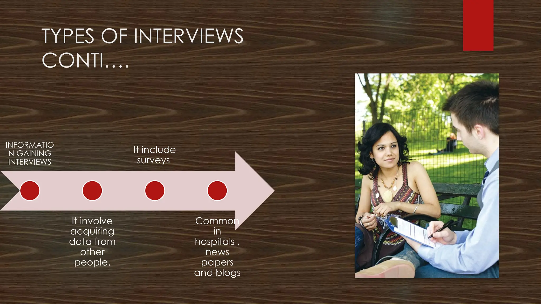 INTERVIEWING.pptx performance, exit, information gaining, persuasive, | PPT