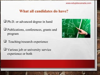 How to prepare yourself for a Job interview in Academia | PPT