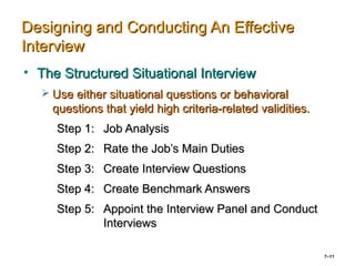 Interviewing Candidates - Types Of Interviews- Human Resource ...