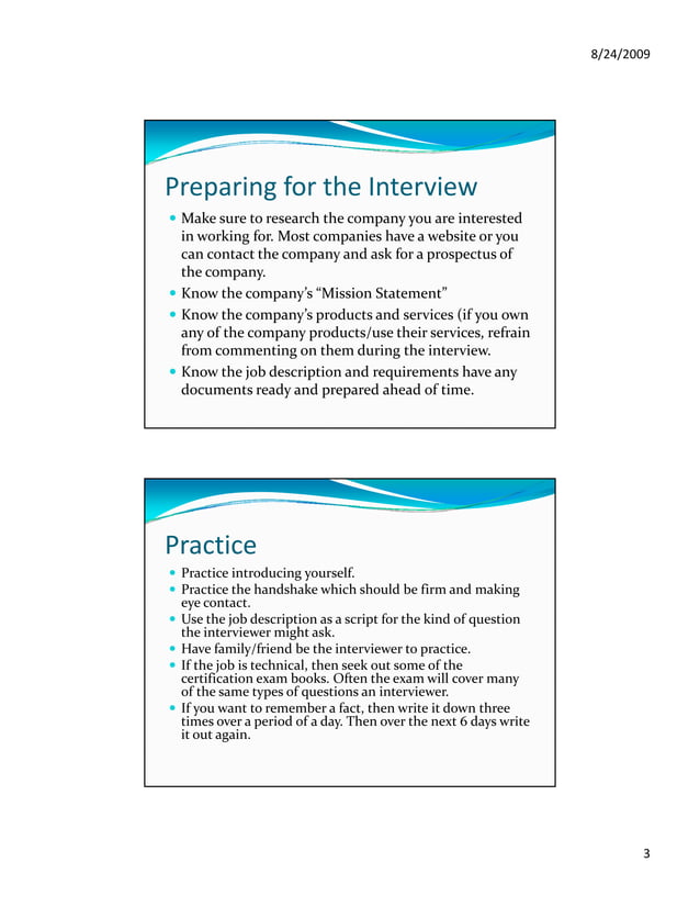 INTERVIEWING 101 | PDF