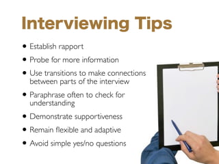 Interviewing 2 | PPT