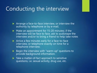 Interviewing an authority.ppt
