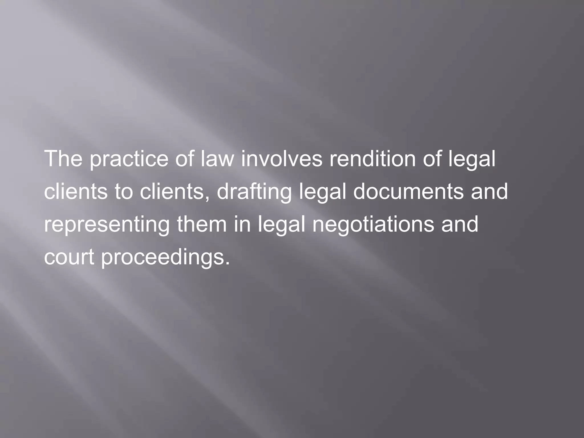 Interviewing and Counselling for Legal Practice | PPTX