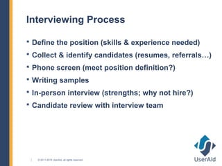 Interviewing and Hiring: Both Sides of the Process | PPT