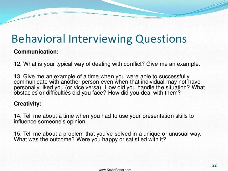 Interviewing Best Practices