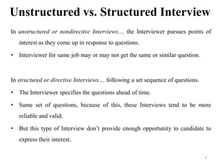 Interviewing Candidates | PDF