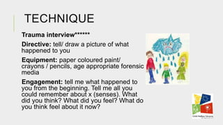 Interviewing child victims of crime | PPTX