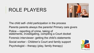 Interviewing child victims of crime | PPTX