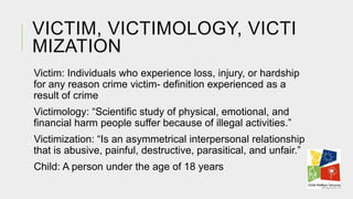 Interviewing child victims of crime | PPTX
