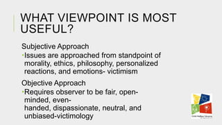 Interviewing child victims of crime | PPTX