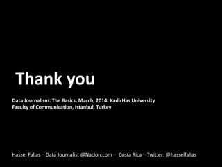 Data as a source is like any other source, march 2014 | PPT